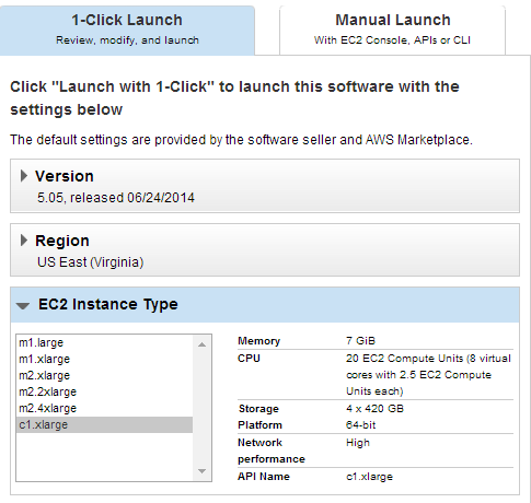 Launch an instance of Adobe Media Server