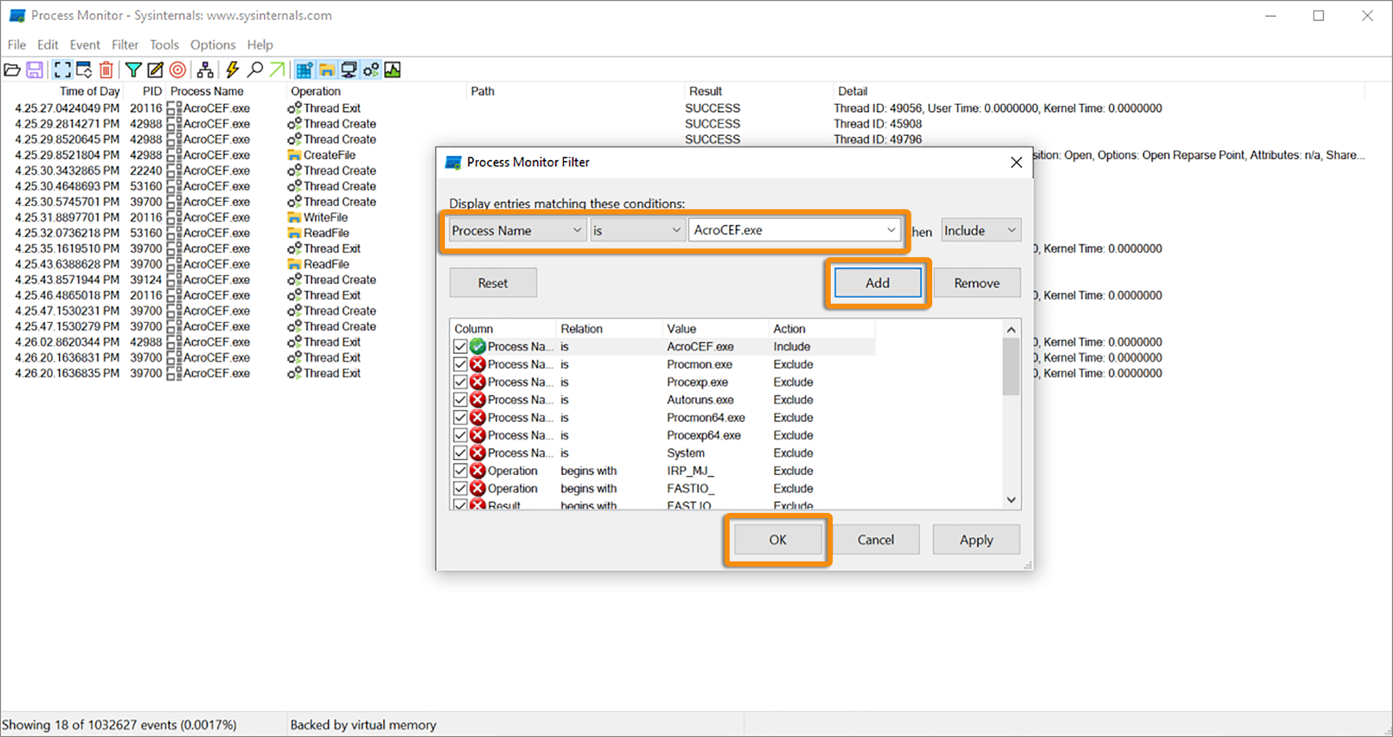 حل المشاكل المتعلقة بعمليات AcroCEF/RdrCEF الخاصة بـ Acrobat/Reader