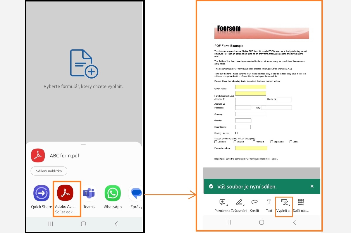 Společnost Adobe vyřazuje aplikaci Fill & Sign: přejděte na aplikaci Acrobat Reader