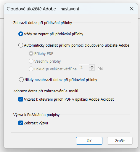 Adobe Acrobat pro Outlook