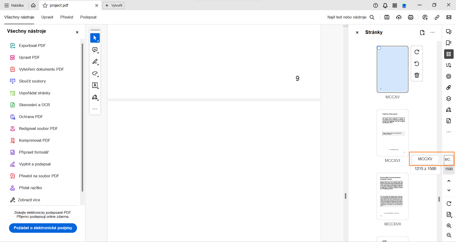 Souhrn nových funkcí | Verze aplikace Acrobat ze září 2023