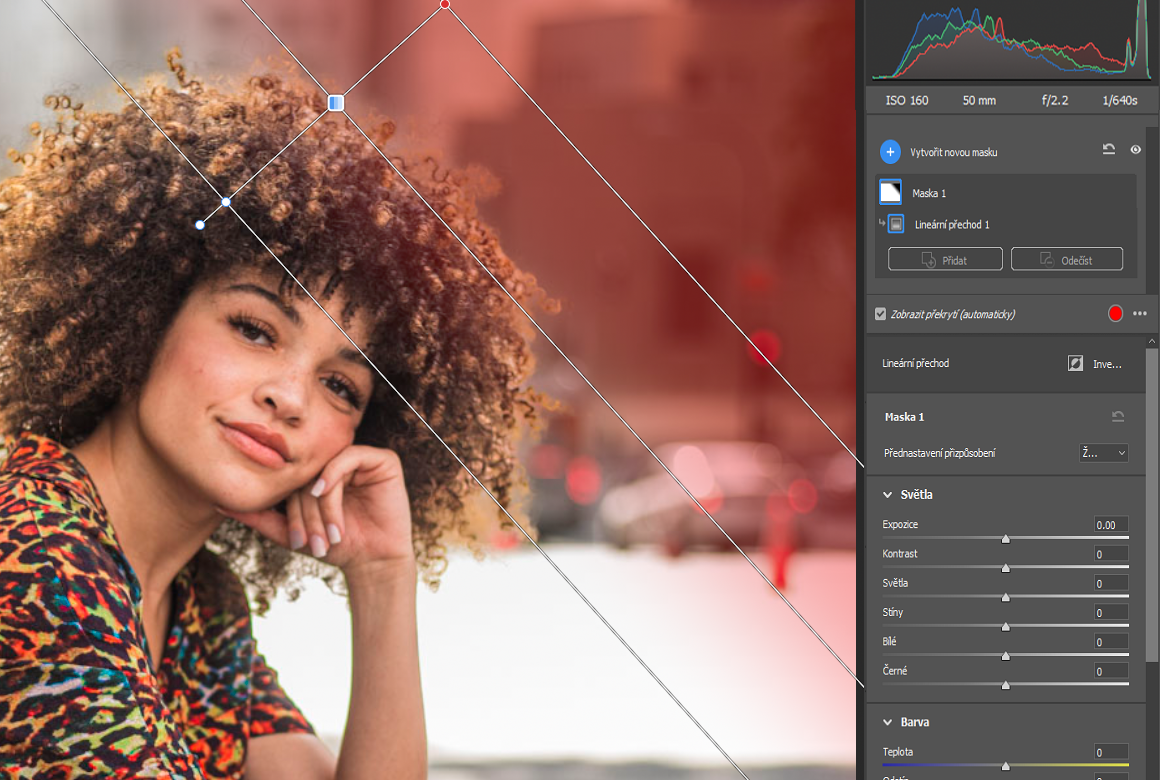 Apply Masking for local adjustments in Camera Raw