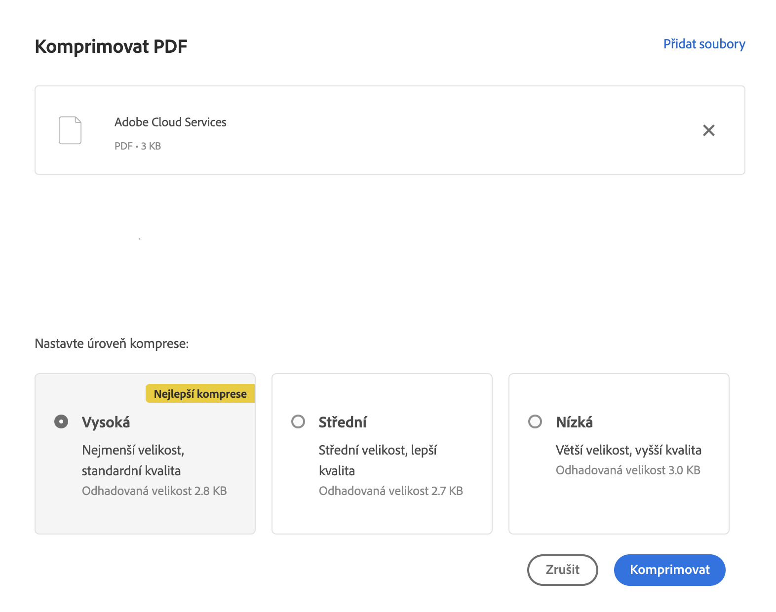 Nové online prostředí aplikace Acrobat