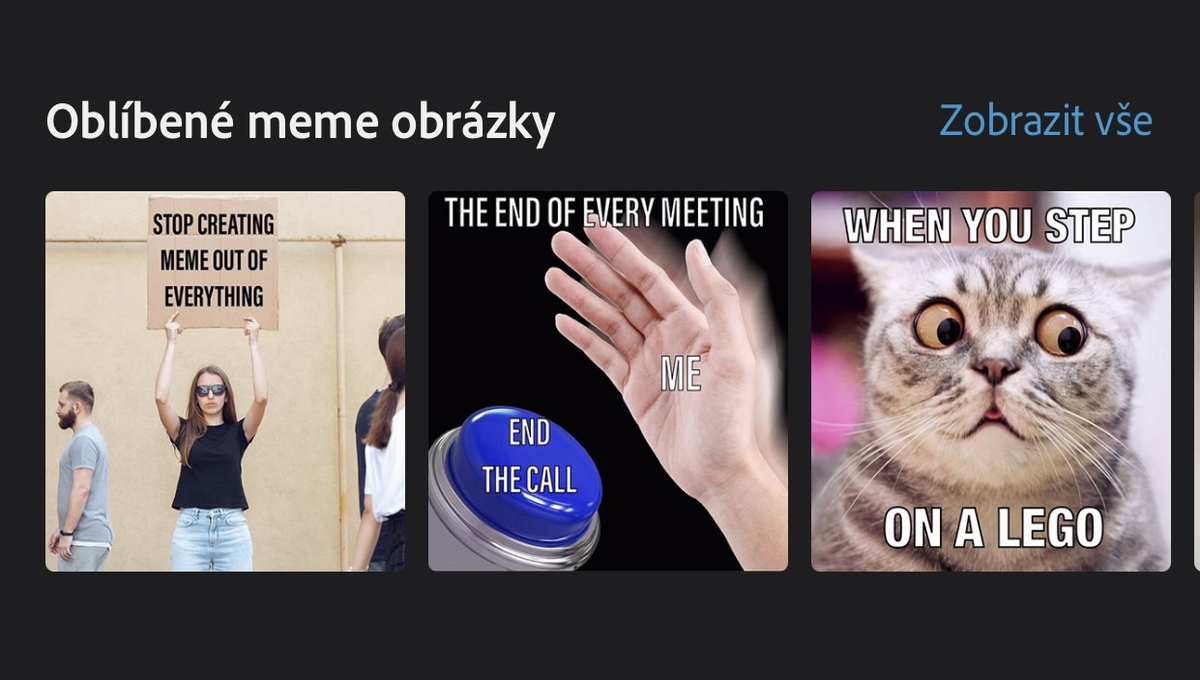 Základy práce s pracovní plochou v aplikaci Photoshop Express