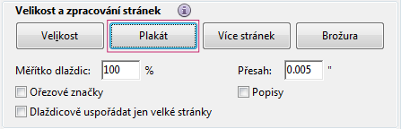 Tisk dokumentů PDF v aplikaci Acrobat Reader