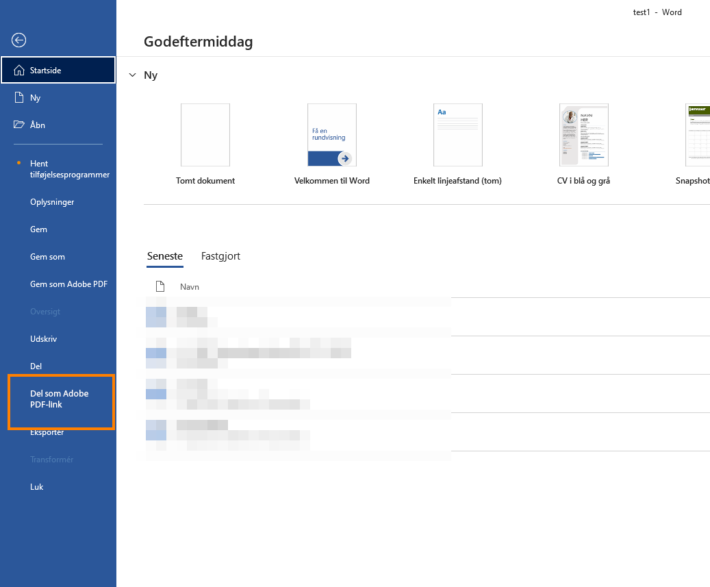 Oprette PDF-filer med PDFMaker i Adobe Acrobat (Windows)