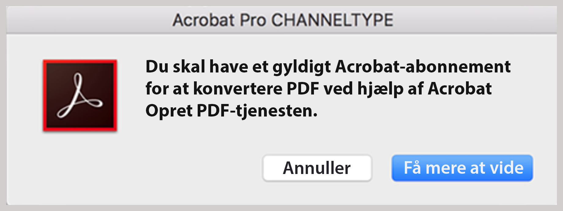 Oprette PDF-filer med PDFMaker i Adobe Acrobat (Windows)