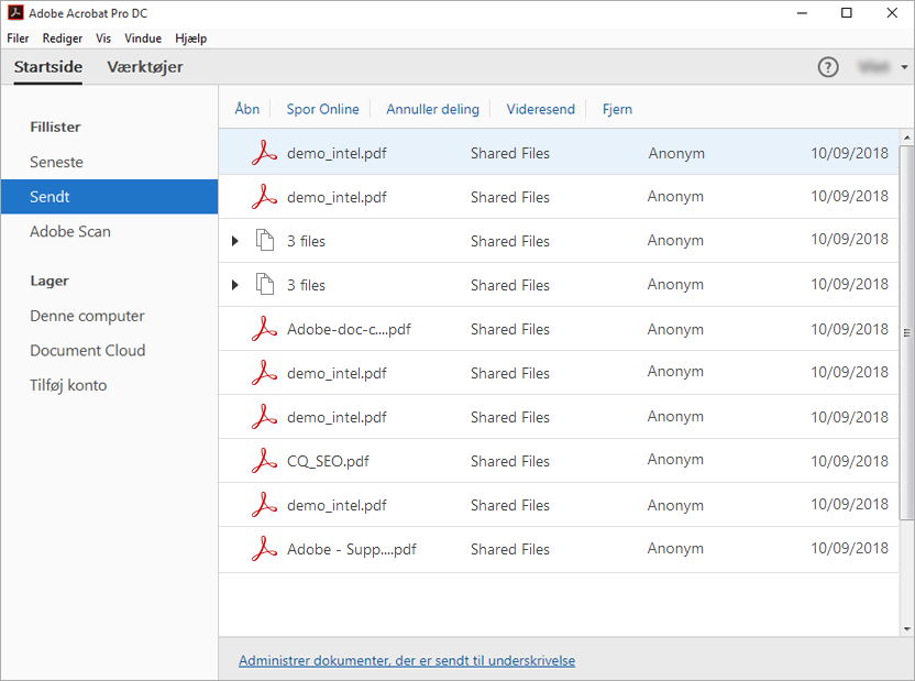 Det grundlæggende om Adobe Acrobat Workspace i Acrobat 2017 og Acrobat ...