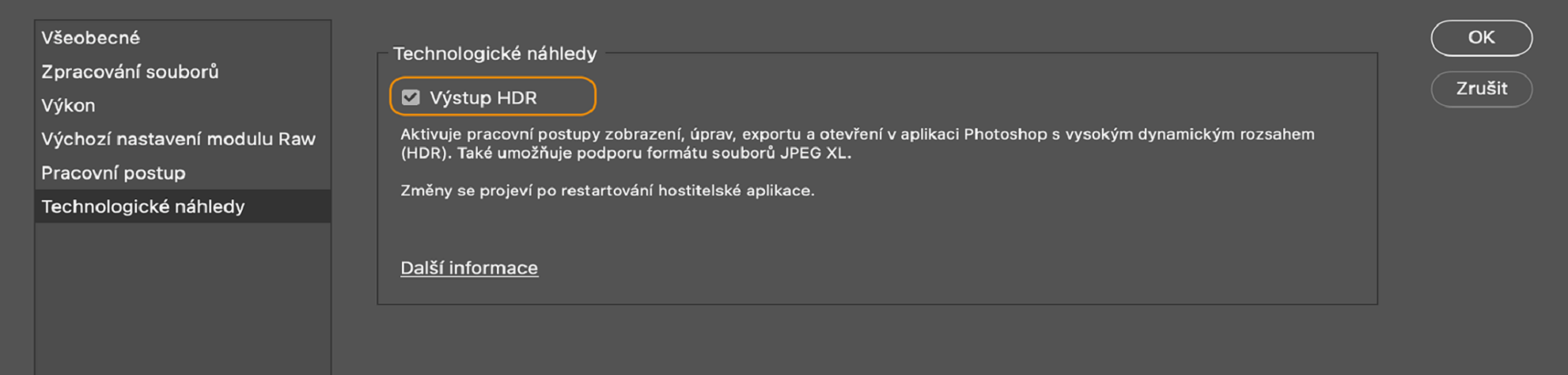 HDR-output (Technology Preview)
