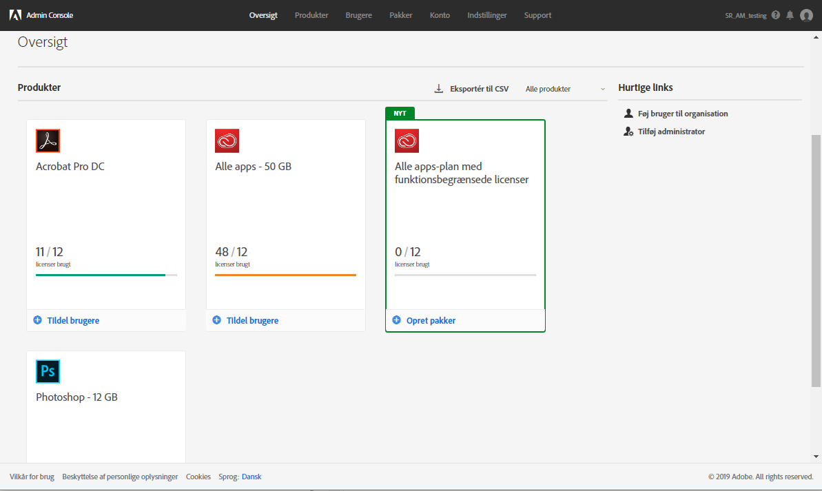 Find oplysninger om Adobe VIP Select-medlemskabsstatus