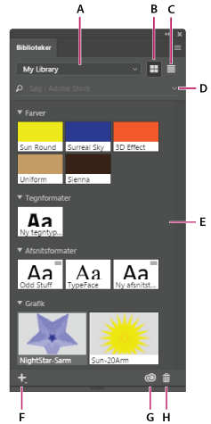 Creative Cloud Libraries i Illustrator
