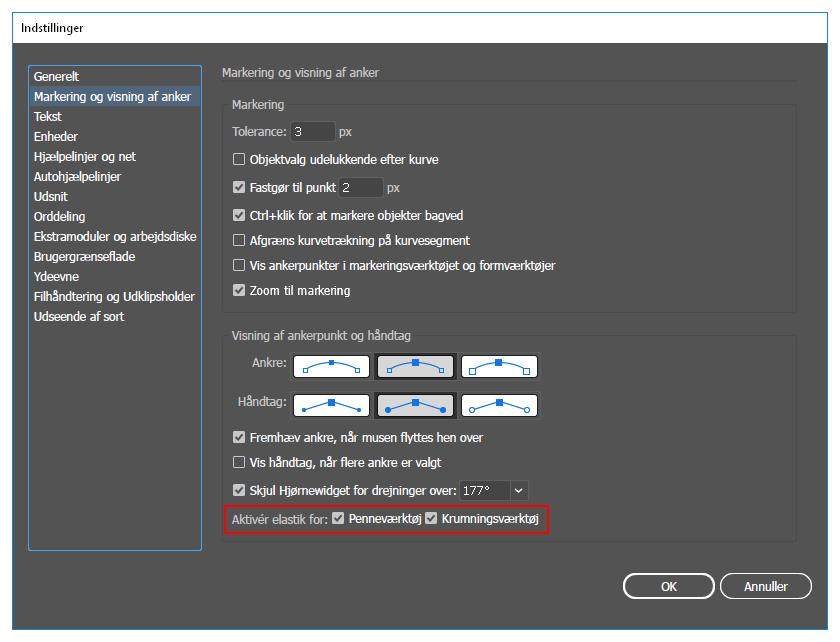 Tegning med penne-, krumnings- eller blyantsværktøjet i Illustrator