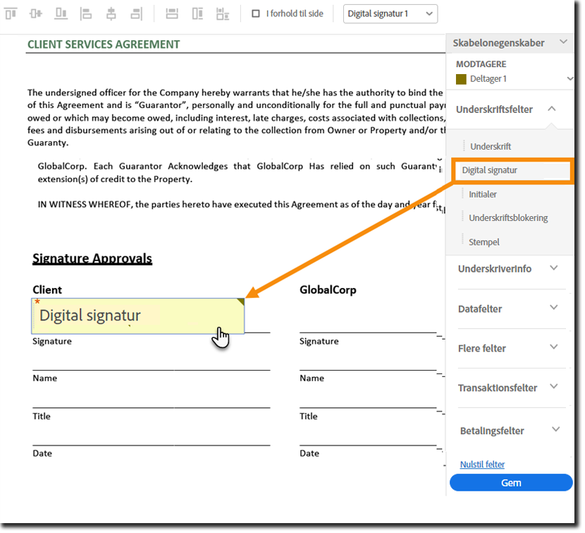 Cloudbaserede digitale signaturer