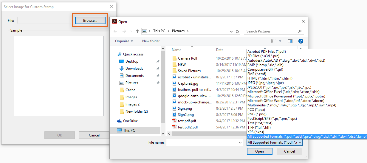 Benutzerdefinierte dynamische Stempel mithilfe von Acrobat erstellen