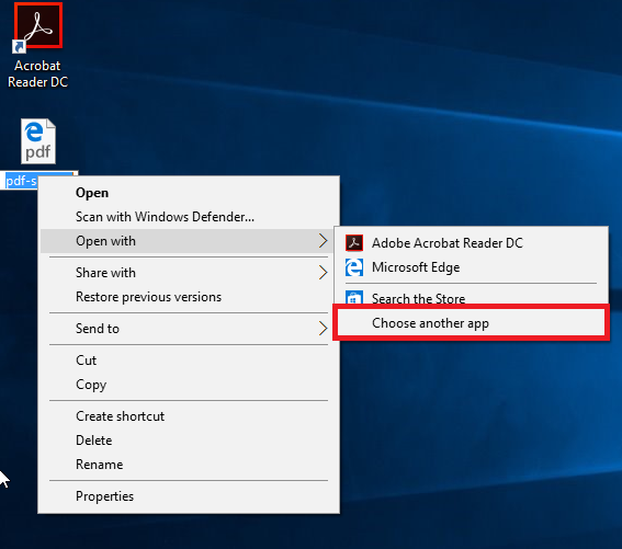 Verknüpfen Sie PDF-Dateien, um sie immer in Acrobat oder Reader auf ...