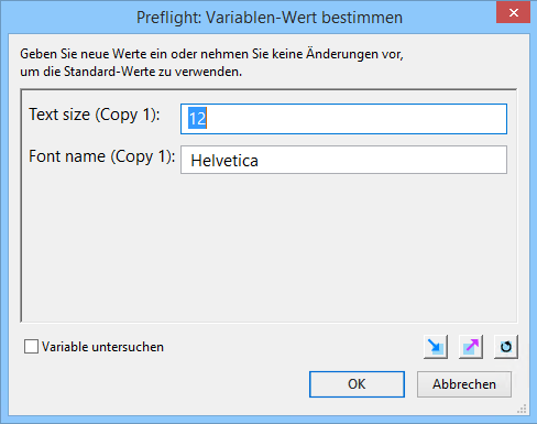 Preflight-Variablen (Acrobat Pro)
