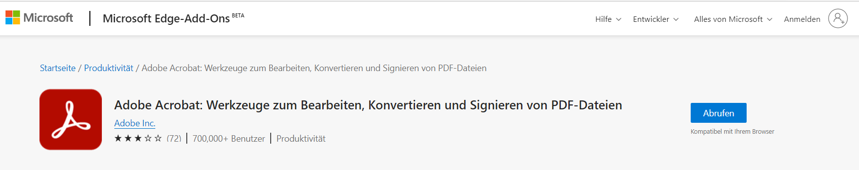 Zusammenfassung der neuen Funktionen | Version Juni 2022 von Acrobat