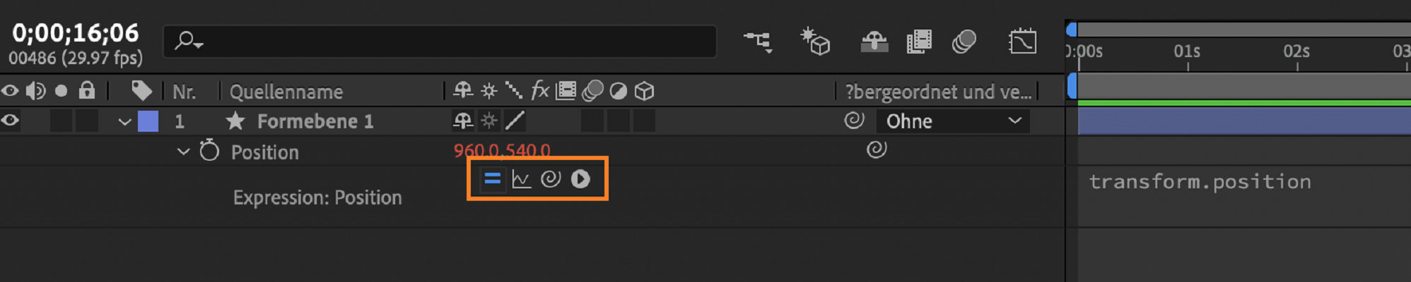 Die Grundlagen von Expressions lernen, um Animationen zu verknüpfen