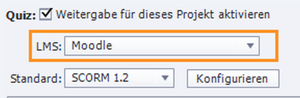 Verwenden von Adobe Captivate mit einem LMS