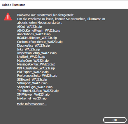 Absturzprobleme beheben, wenn beim Laden von Plug-ins Fehler auftreten