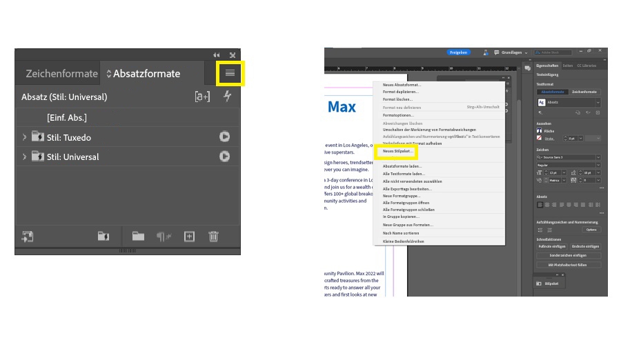Mit der InDesign-Funktion „Automatisch formatieren“ perfekt ...