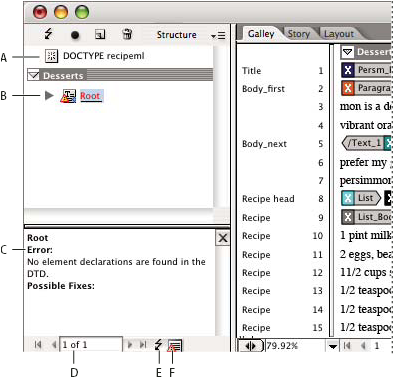 Strukturieren von Dokumenten für XML in InDesign