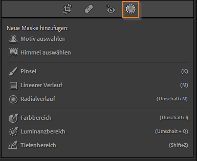 Das Werkzeug „Maskieren“