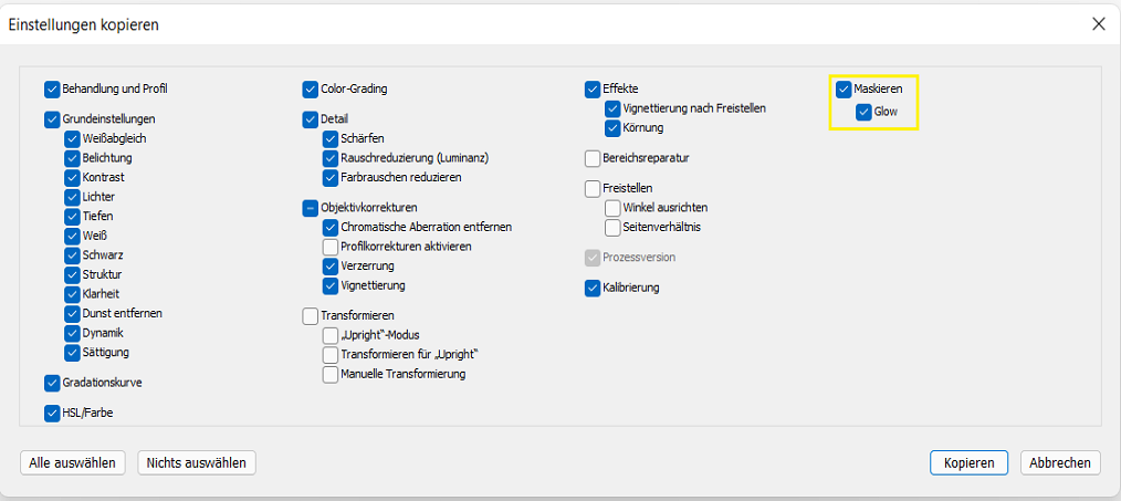 Maskieren-Werkzeug in Lightroom Classic