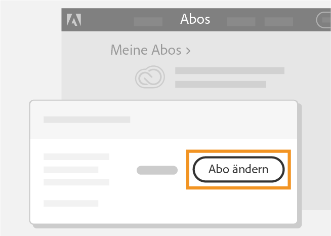 Hier erfahren Sie, wie Sie zu einer anderen Abo-Variante wechseln.