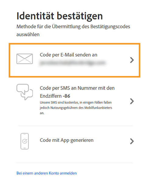 Authentifizierungsoptionen ohne Kennwort für Ihre Adobe-Programme und ...