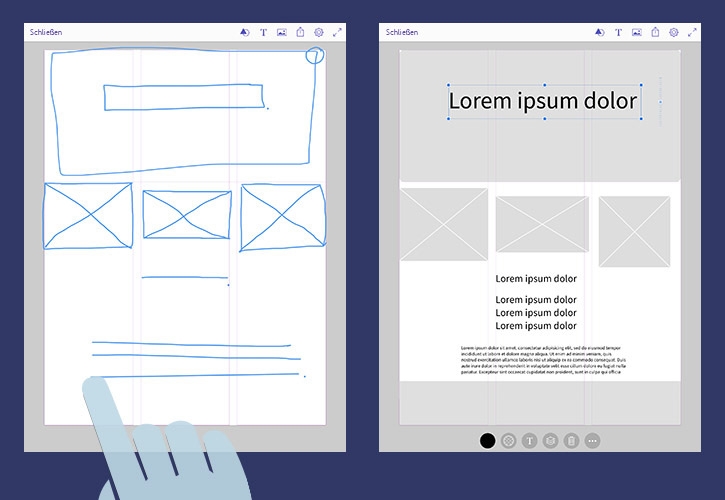 Mit Comp Layouts unterwegs gestalten