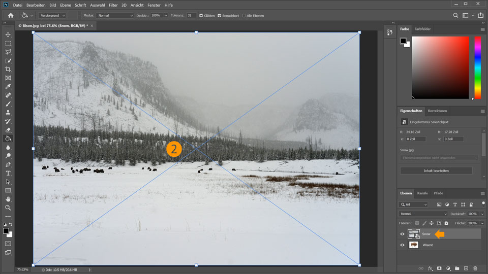 Adobe Learn - Lerne Photoshop Einen Doppelbelichtungseffekt in Photoshop erstellen.