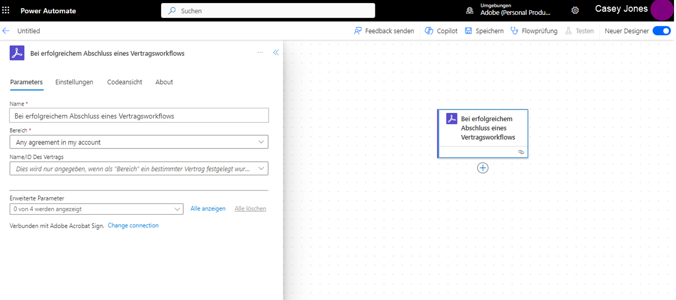 Einstellung von Acrobat Sign für SharePoint Online: Workflow-Migration