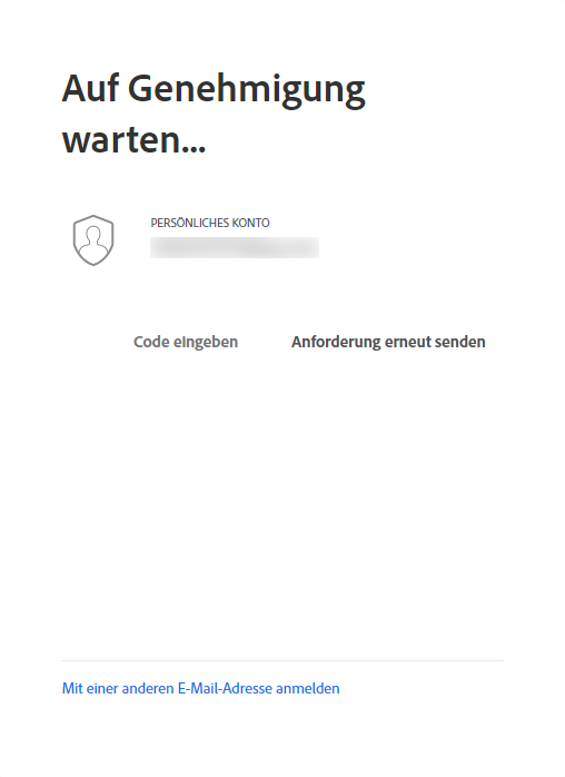 Verwenden Sie Adobe Authenticator für die Verifizierung in zwei Schritten
