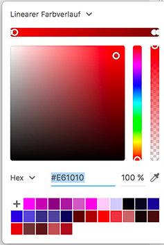 Radiale und lineare Farbverläufe in Adobe XD erstellen und ändern