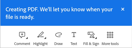 在 Acrobat Reader Android 上使用 PDF：全新體驗