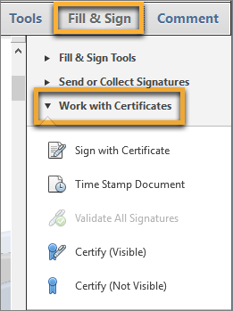 Sign a PDF using your signature (Acrobat Pro XI)