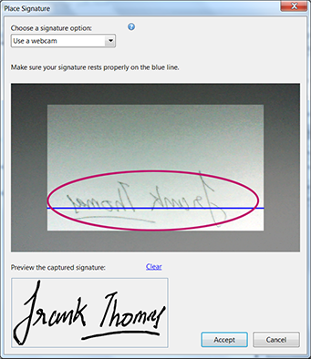 Sign a PDF using your signature (Acrobat Pro XI)