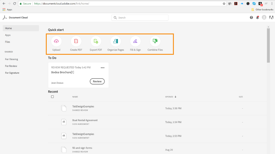 Access Adobe Acrobat Online For The Adobe Acrobat DC Tutorials