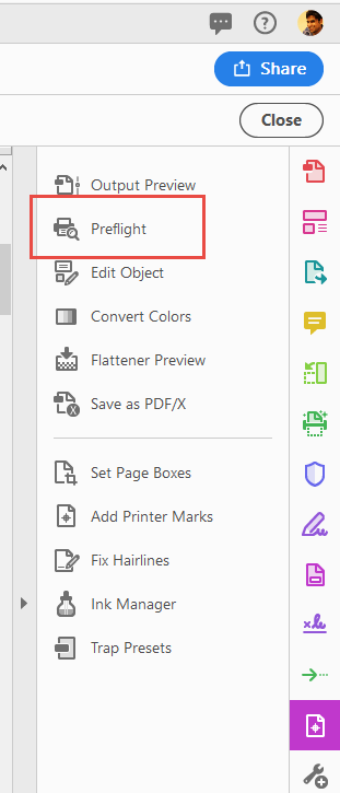 How To Change The Size Of A PDF Page Using Acrobat DC Preflight Tool On Mac