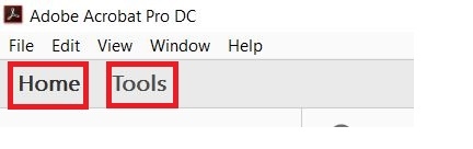 Can you remove/hide the "Home" & "Tools" tab when a PDF is opened in ...