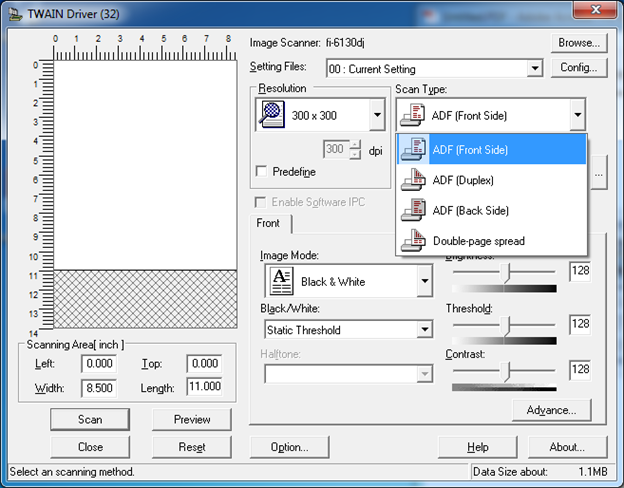 Front side of documents is scanned using Acrobat DC even after ...