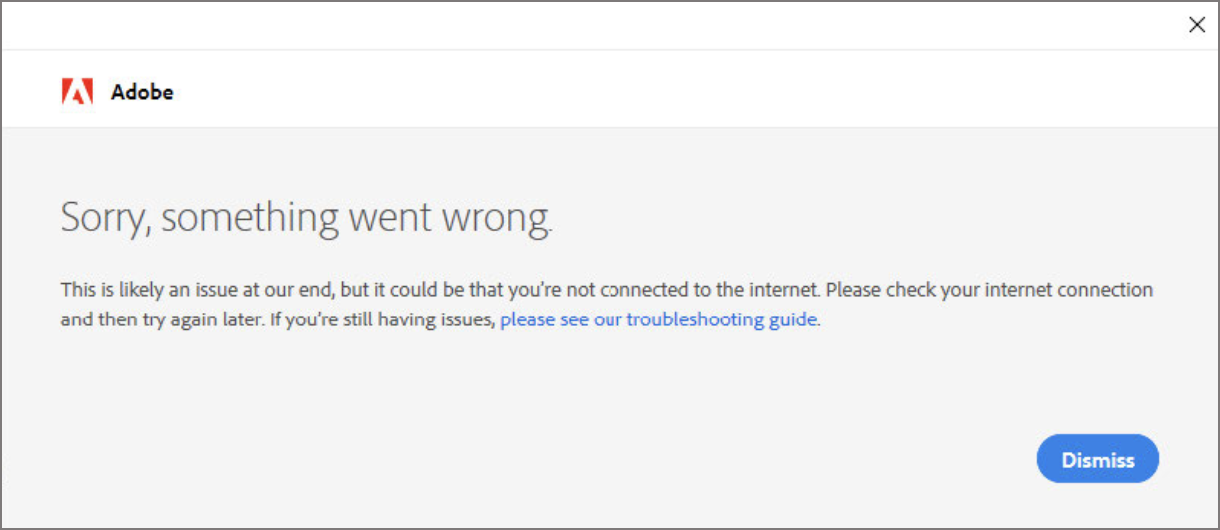 Unable to sign in to Acrobat on a third device