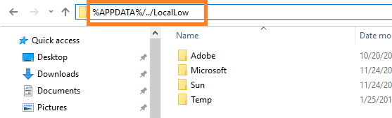 Locallow Folder