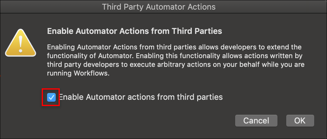 Error in saving as Adobe PDF | macOS Mojave 10.14