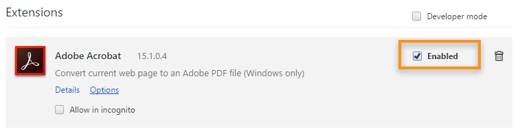 Open PDFs in Acrobat Reader from Chrome