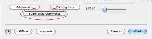 Print comments | Adobe Acrobat, Reader