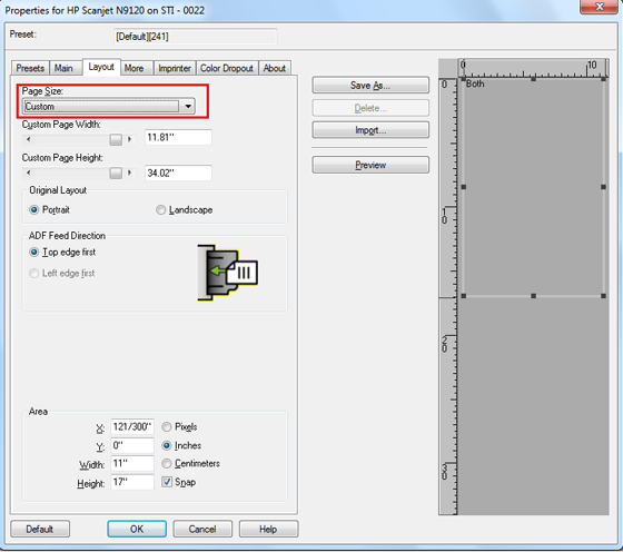 Scanning letter-size document results in legal-size PDF | HP | Adobe ...