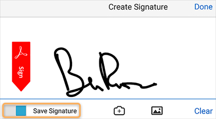 Capture your signature on mobile and use it everywhere