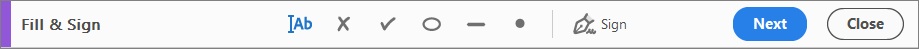 How to sign PDF with Acrobat DC Fill & Sign